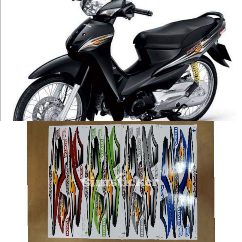 HONDA WAVE 100S (2)BODY STICKER | Shopee Philippines