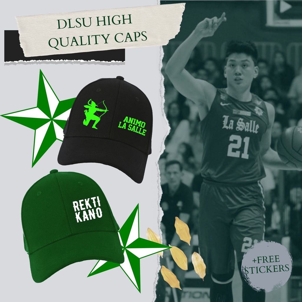 DLSU HIGH QUALITY CAPS: DE LA SALLE UNIVERSITY | Shopee Philippines