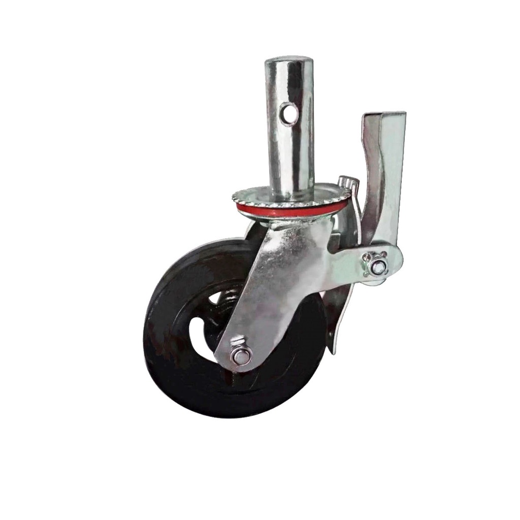 Scaffolding Caster Wheel w/ Break (200mm 8inch) | Shopee Philippines