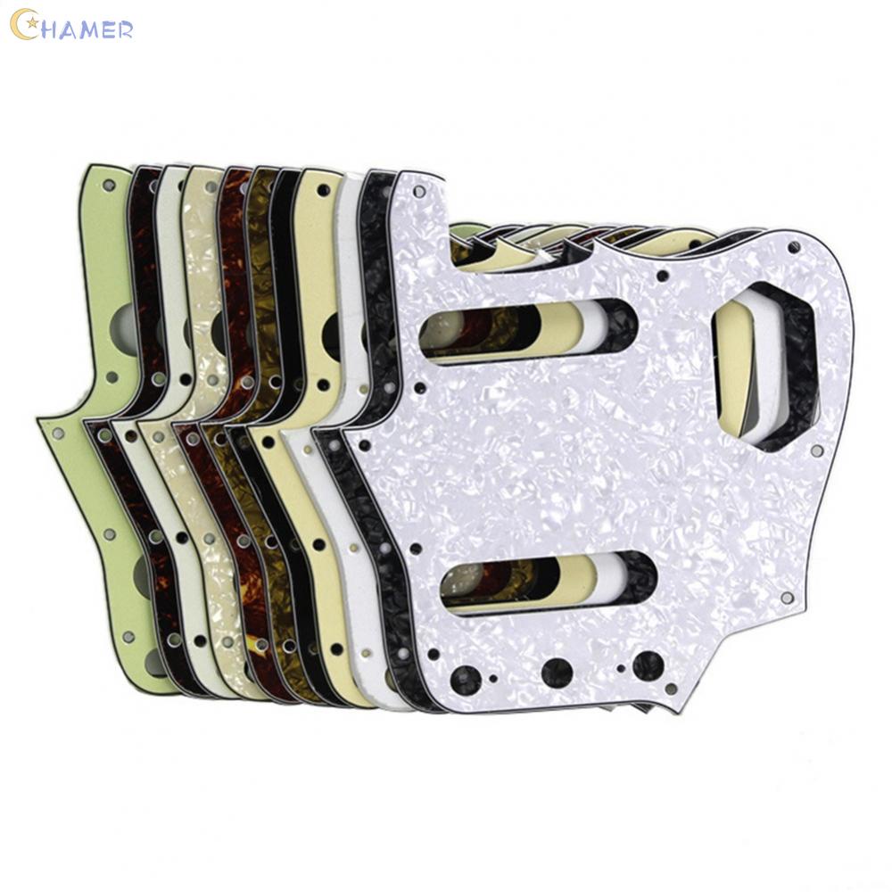 CHAMER- ~Guitar Pickguard 10 Screw Holes For Jaguar Guitars Protective ...