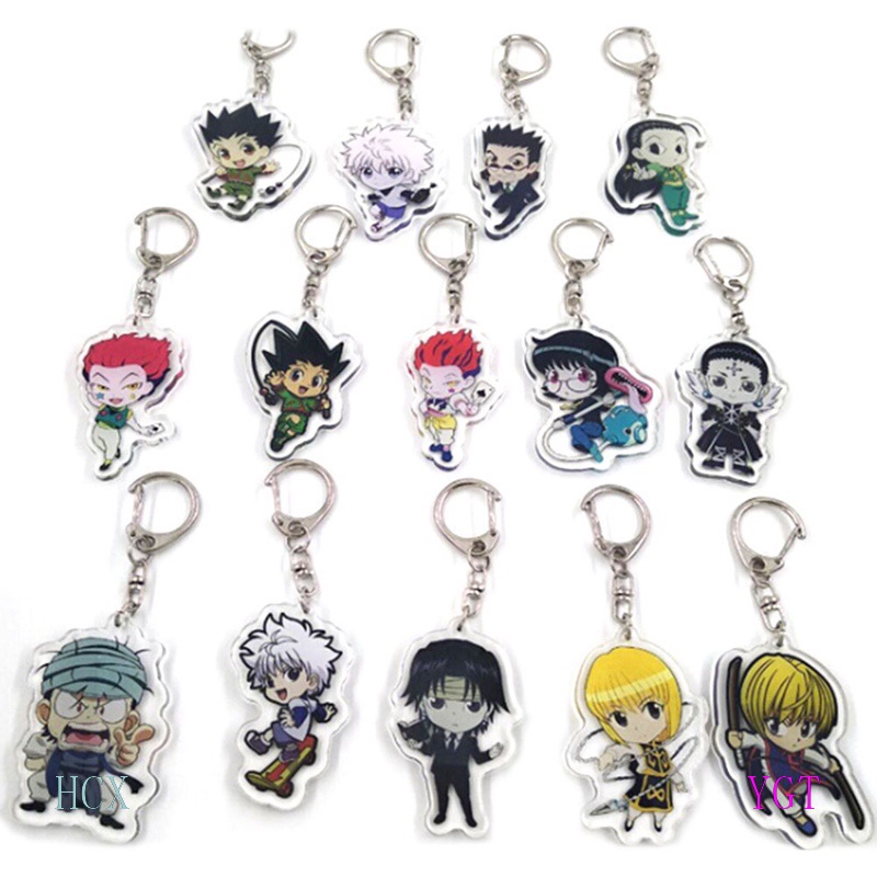 YGT HUNTER x HUNTER Anime Killua Zoldyck Kurapika Key Chains Two-sided ...