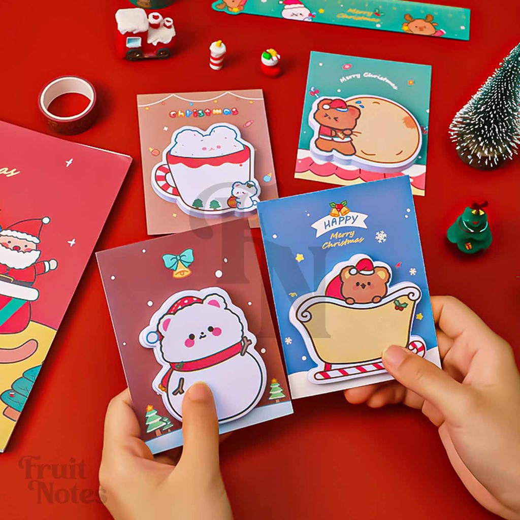 SN142 30 sheets Christmas Theme Sticky Notes | Shopee Philippines