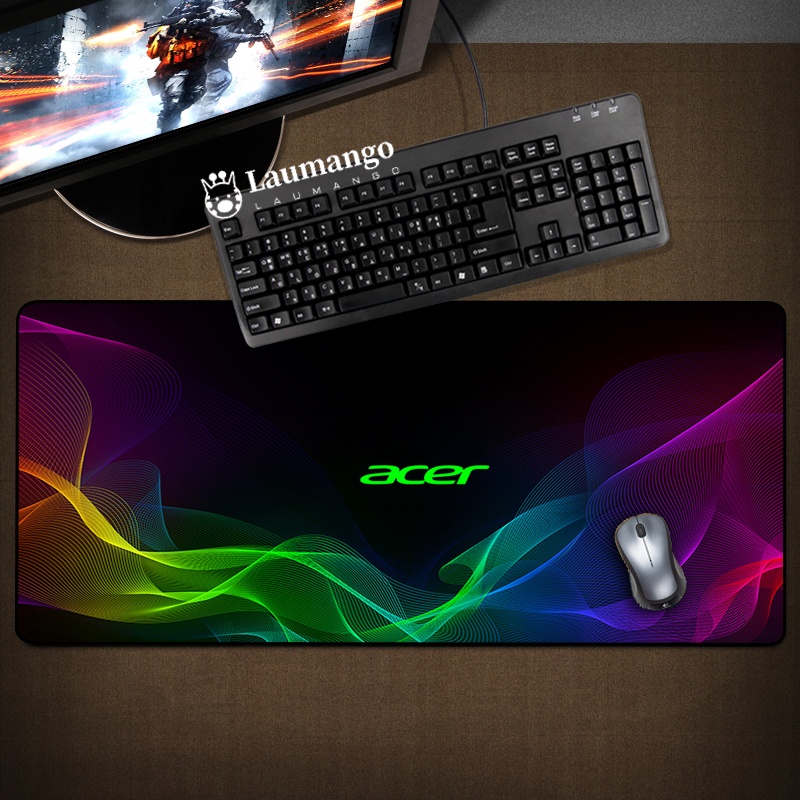 Acer Extended Pad Gaming Accessories Desk Mouse Gamer Cabinet Mause Mat ...