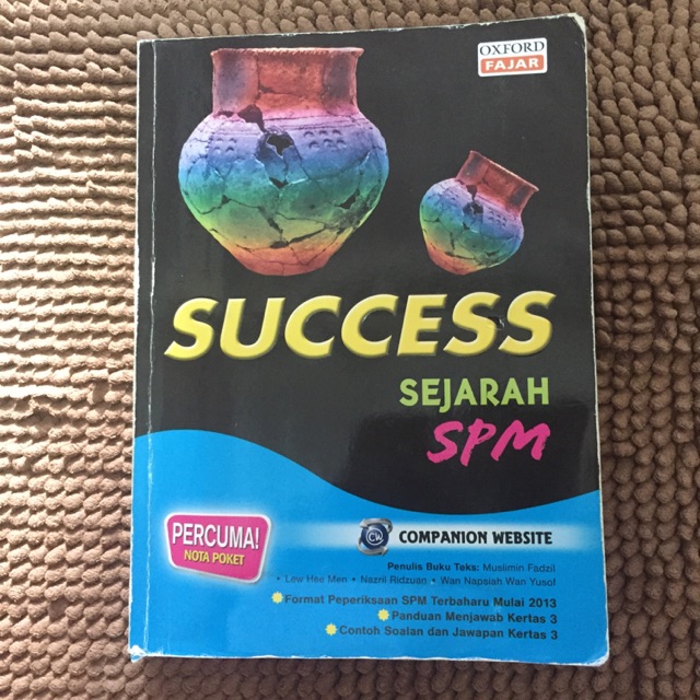 SUCCESS Sejarah SPM Reference book | Shopee Philippines