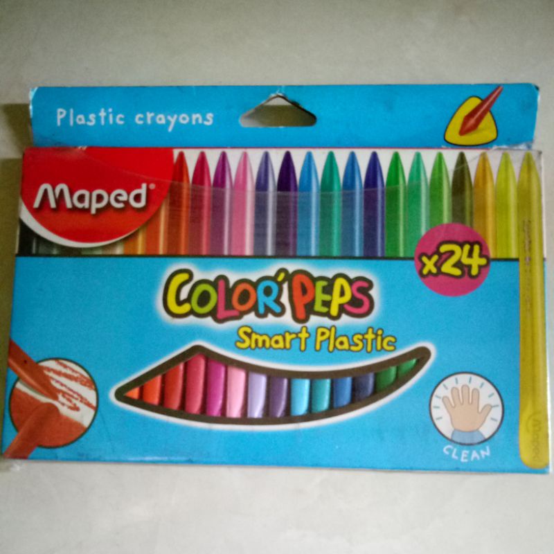 Maped Plastic Crayon Contents 24pc | Shopee Philippines