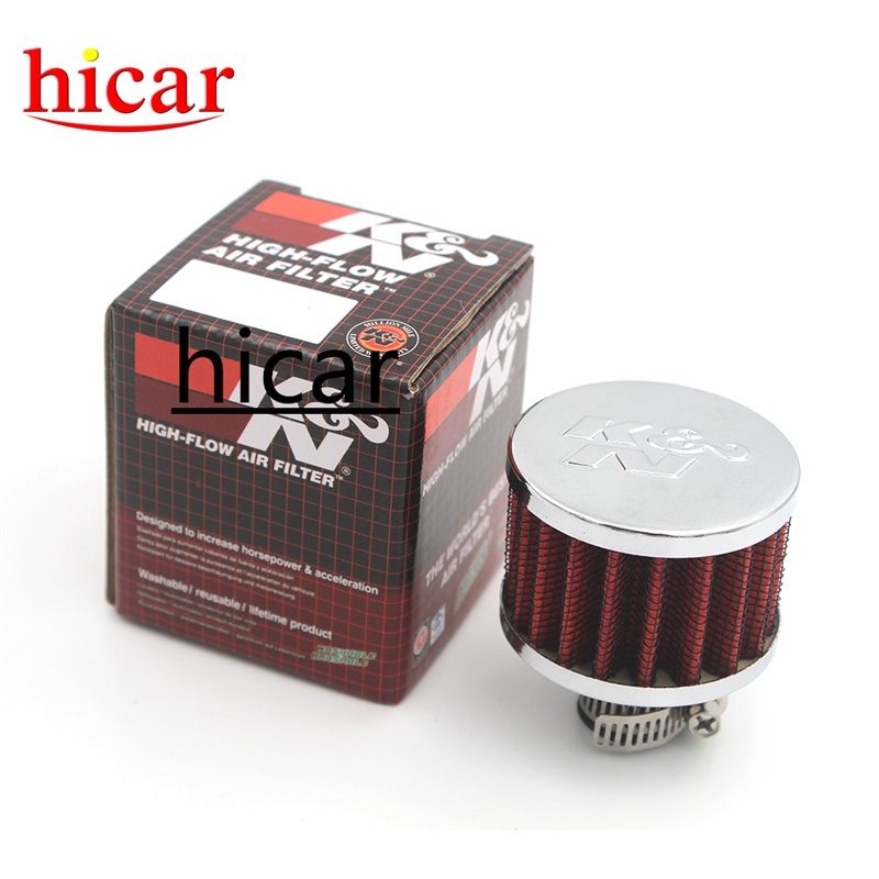 12mm K&N KN Small Air Filter Breather Intake Engine Car Automotive ...