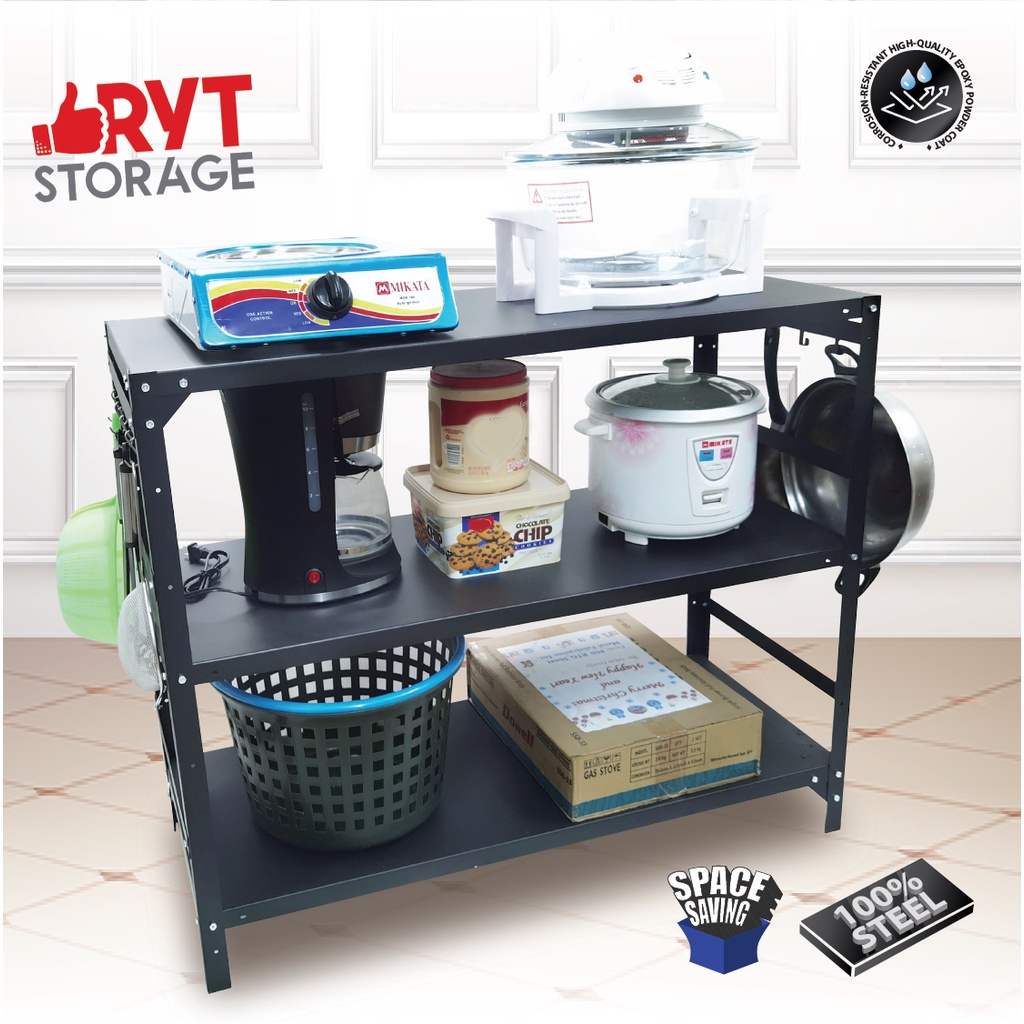 RYTStorage Jay-R 3-Layer Kitchen Island Rack | Shopee Philippines