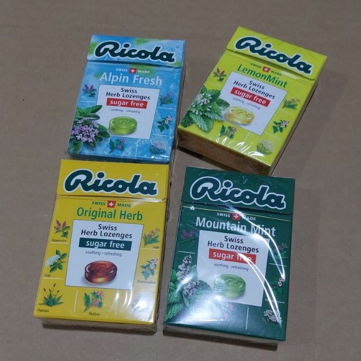 Ricola Swiss Herb Loenges Sugar Free Candy 40g | Shopee Philippines