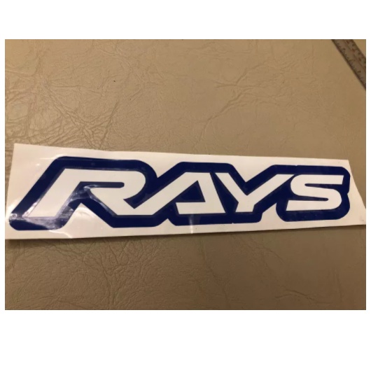 Blue RAYS sticker TE37 Rays Vinyl sticker | Shopee Philippines