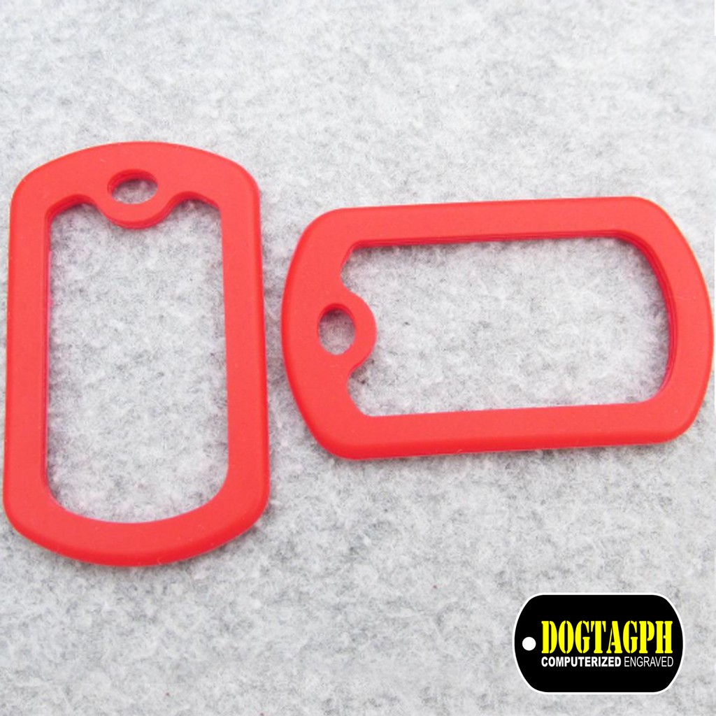Military Tag Rubber Silencer (Standard size) | Shopee Philippines