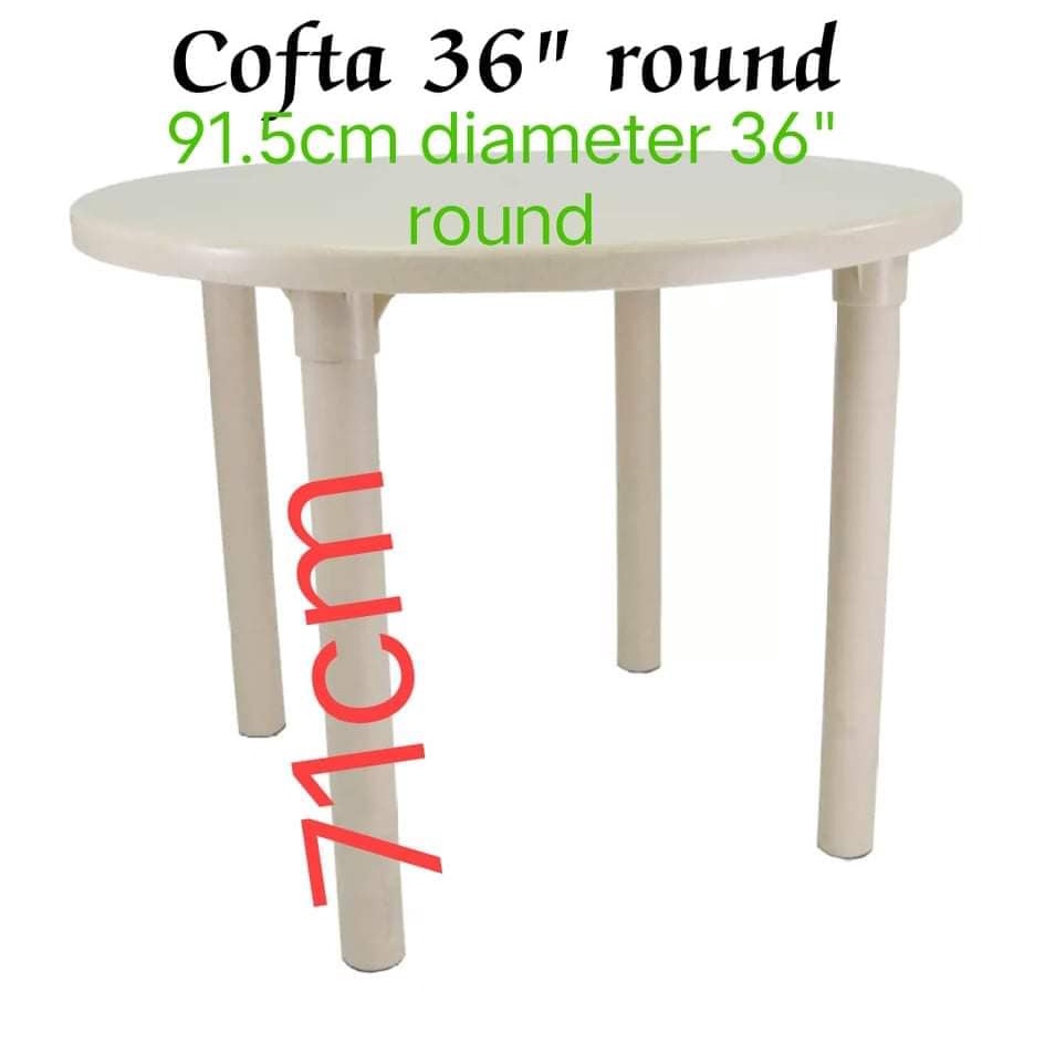 (COD) Cofta HEAVY DUTY Monotop Table 36'' Round | Shopee Philippines
