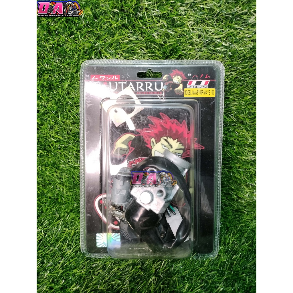 Mutarru Ignition Switch Set Anti Theft For Wave 100R / Wave 100 ...