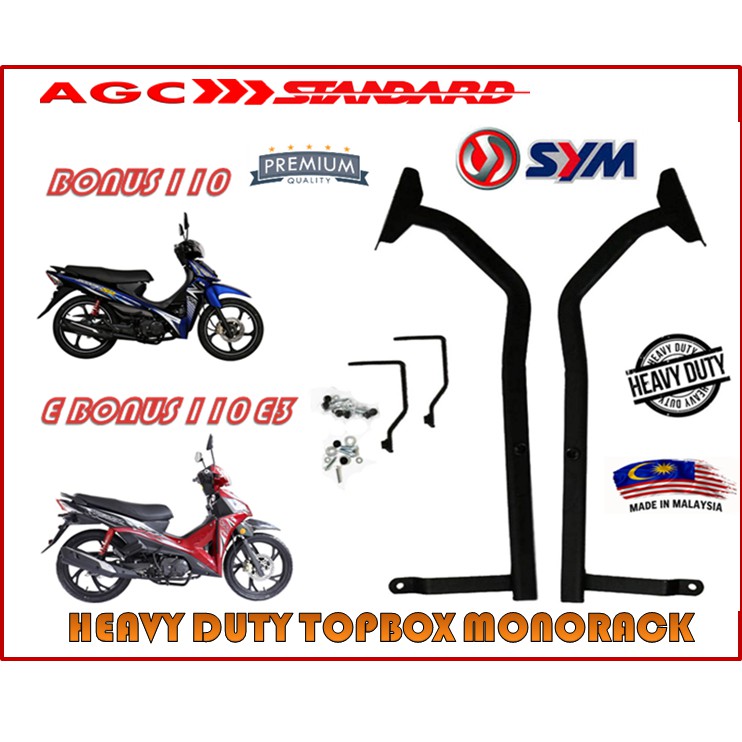 SYM BONUS 110 SPORT BONUS 115 SPORT E BONUS 110 E3 E SMART 110 TOP BOX ...