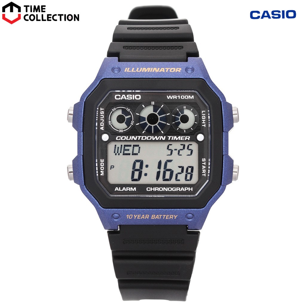 Casio AE-1300WH-2AVDF Digital Rubber Strap Watch For Men | Shopee Philippines