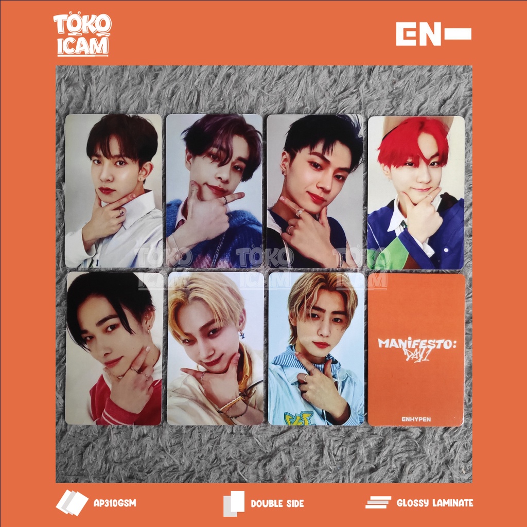 Enhypen Photocard | Manifesto Future perfect Selca Selfie v2 | Heeseung ...