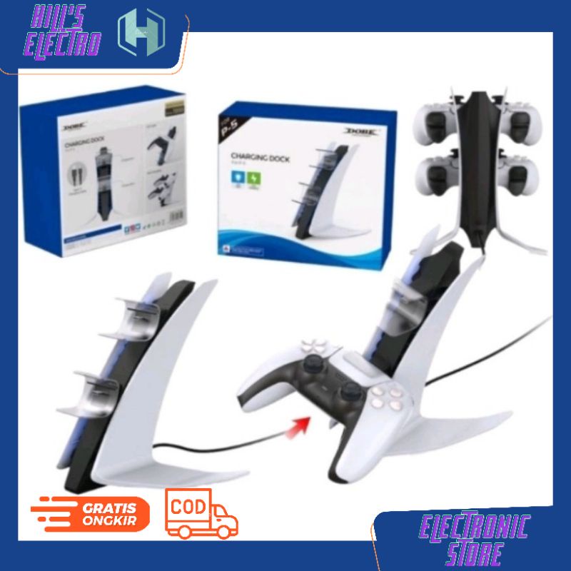 Dobe Double Gamepad Dual Sanse Stick PS5 Charging Station Stick TP5 ...