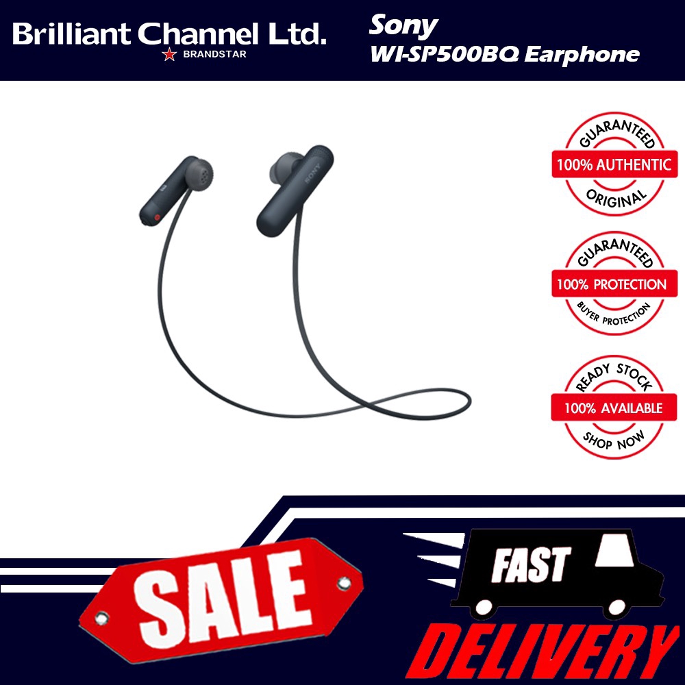 Sony WI-SP500 WIRELESS IN-EAR SPORTS HEADPHONES | Shopee Philippines