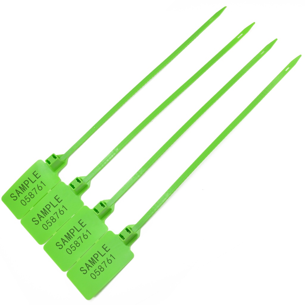 100pcs Security Seal Marker Tags Plastic Cable Ties with Numbered Self ...