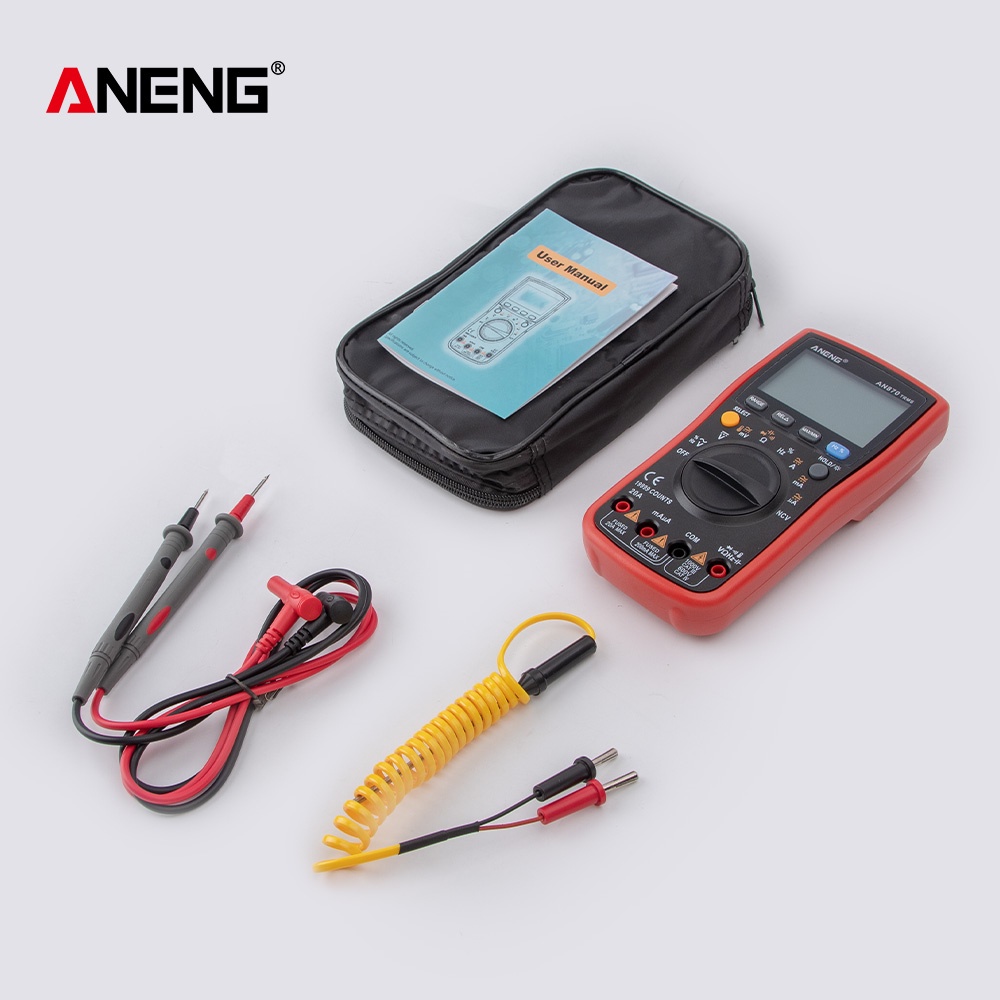 Aneng An870 Digital Multimeter 19999 Counts True Rms Transistor Tester ...
