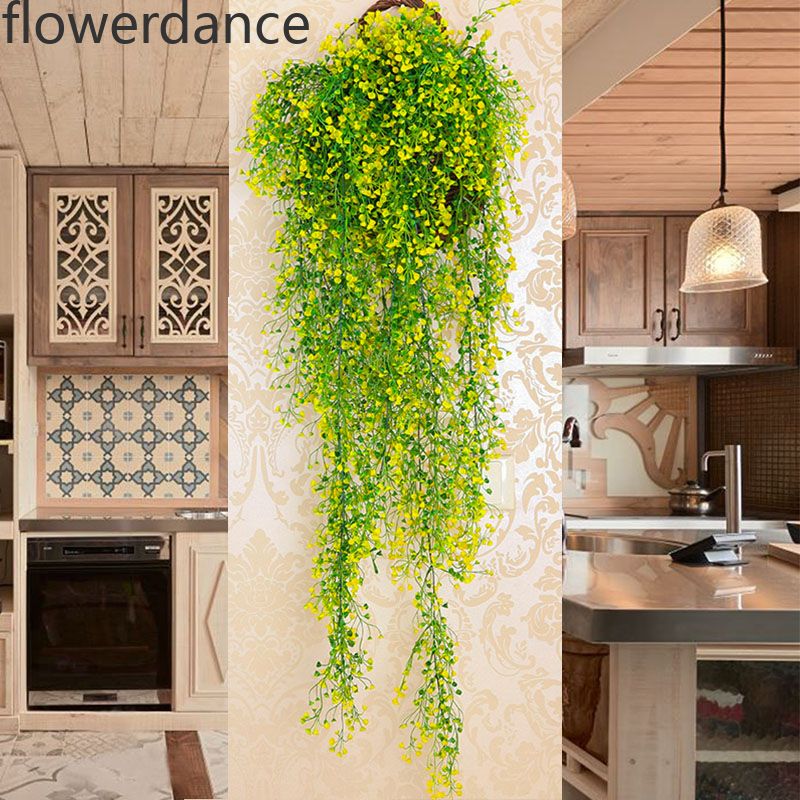 Artificial Fake Silk Flower Vine Hanging Garland Plant Home Garden Wedding Decor Simulation ...