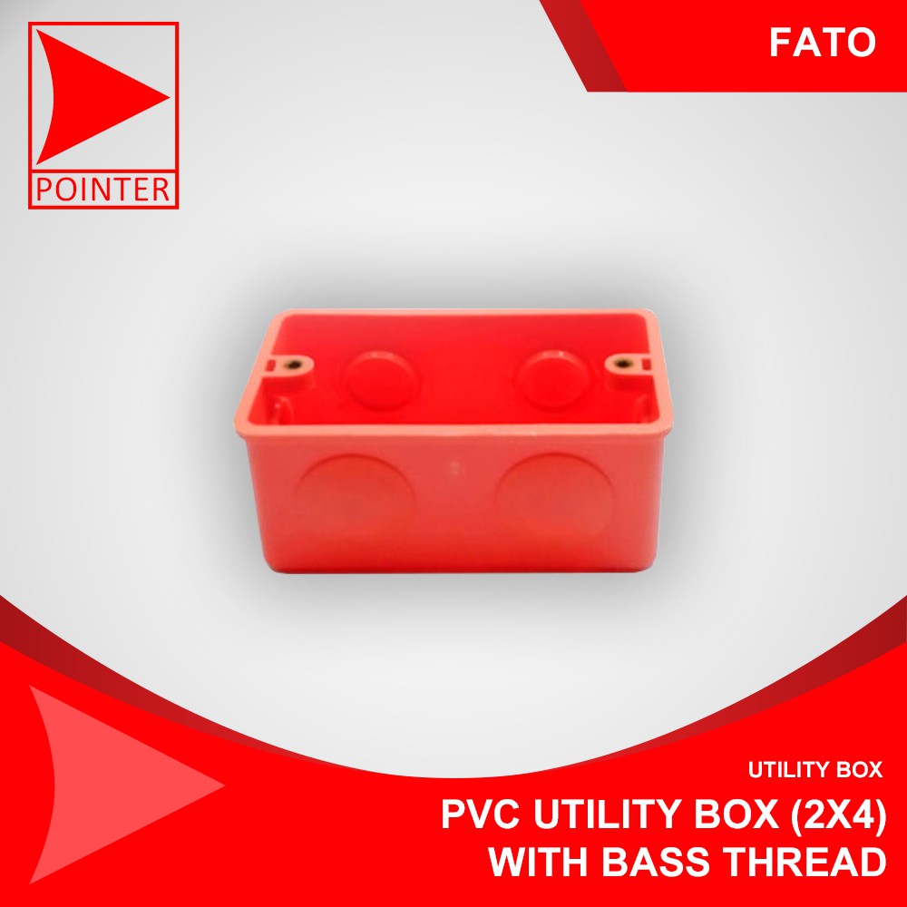 Utility Box (2x4) PVC | Shopee Philippines
