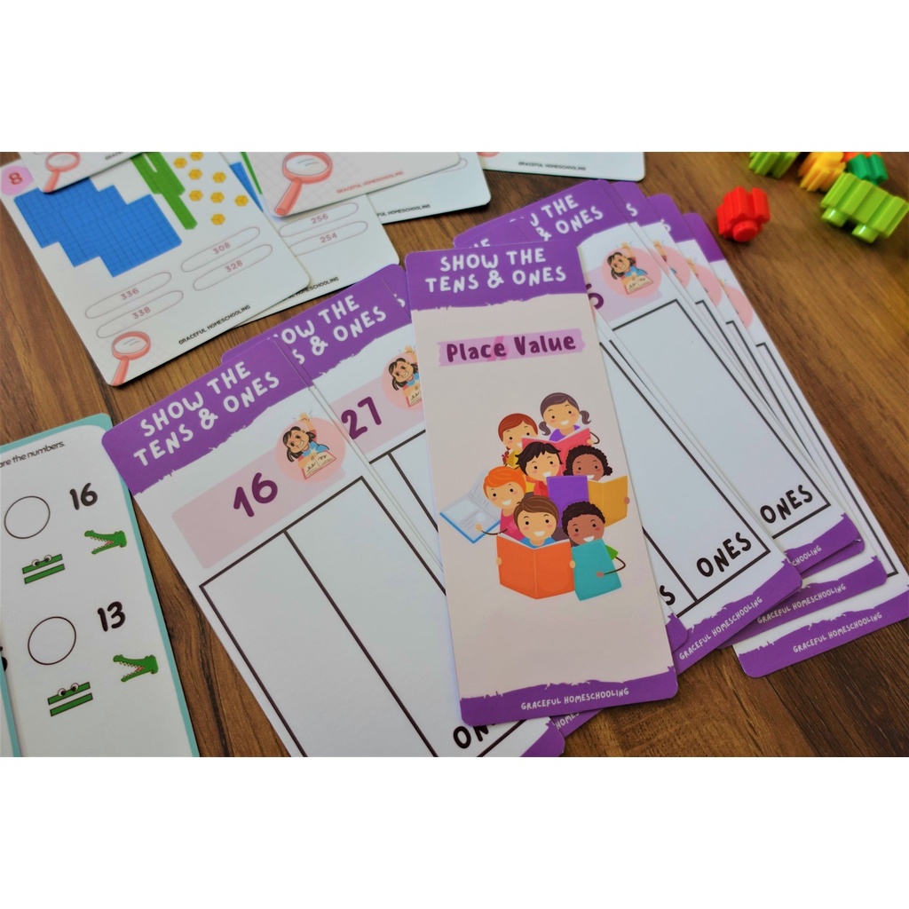 Math Flashcards: Place Value Task Cards | Shopee Philippines