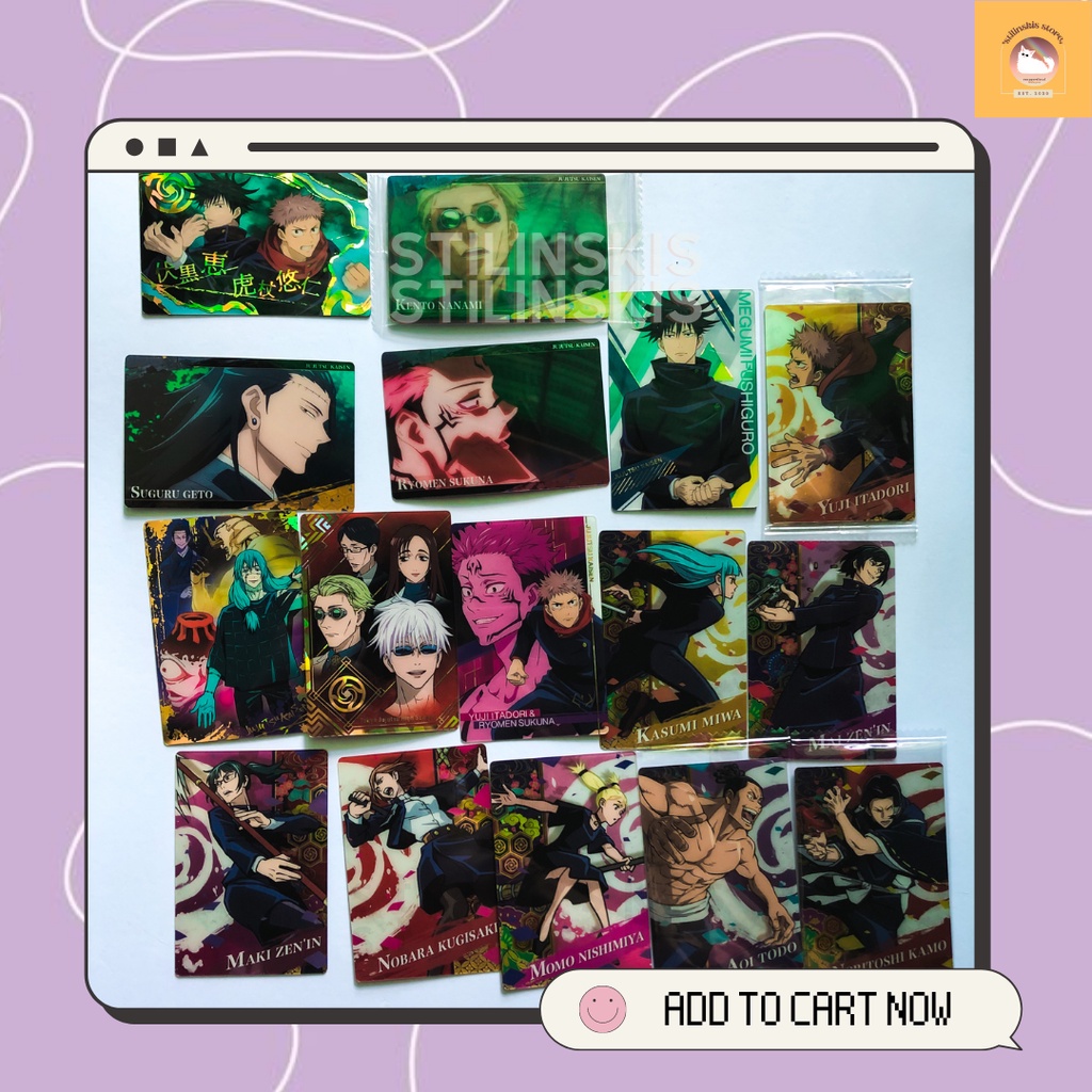 Jujutsu Kaisen Trading Card Collection | Shopee Philippines