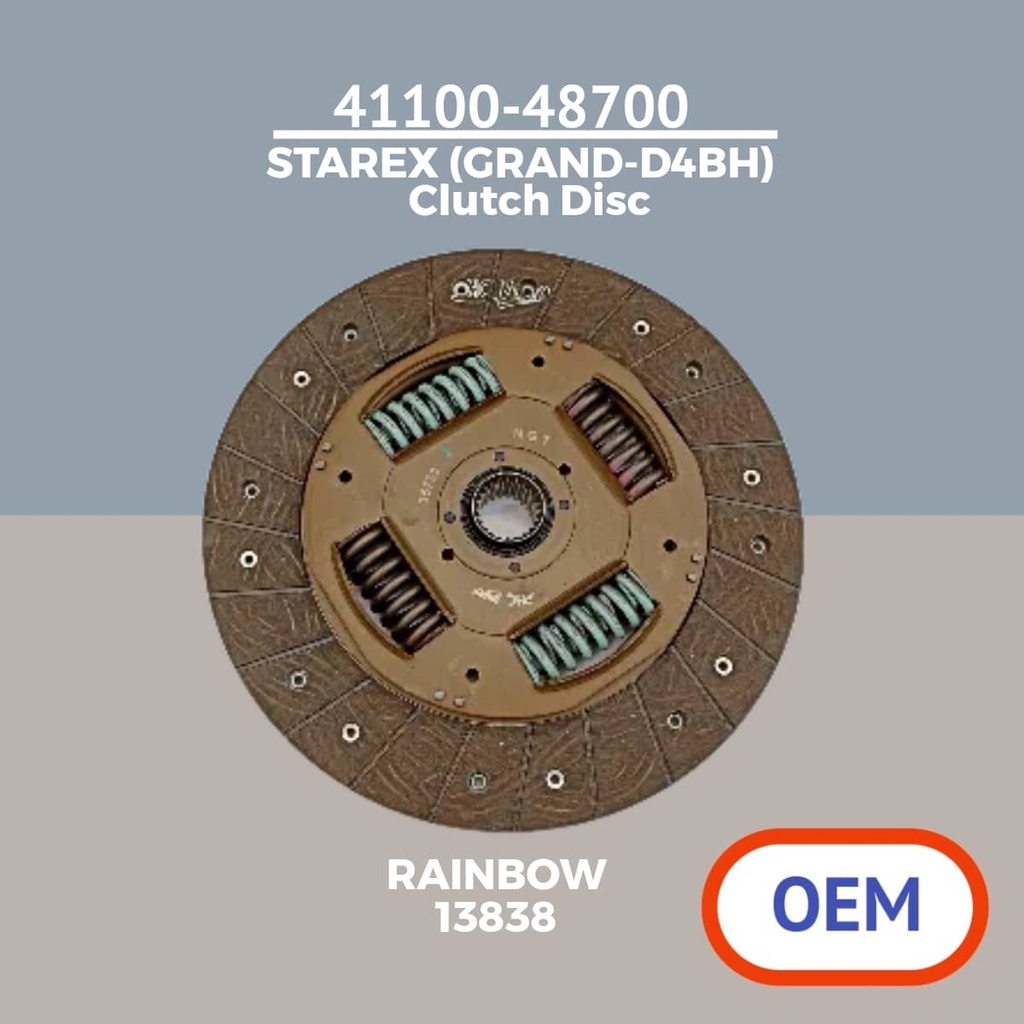 Clutch Disc for HYUNDAI Starex (Grand-D4BH) [OEM] Part #;41100-48700 ...