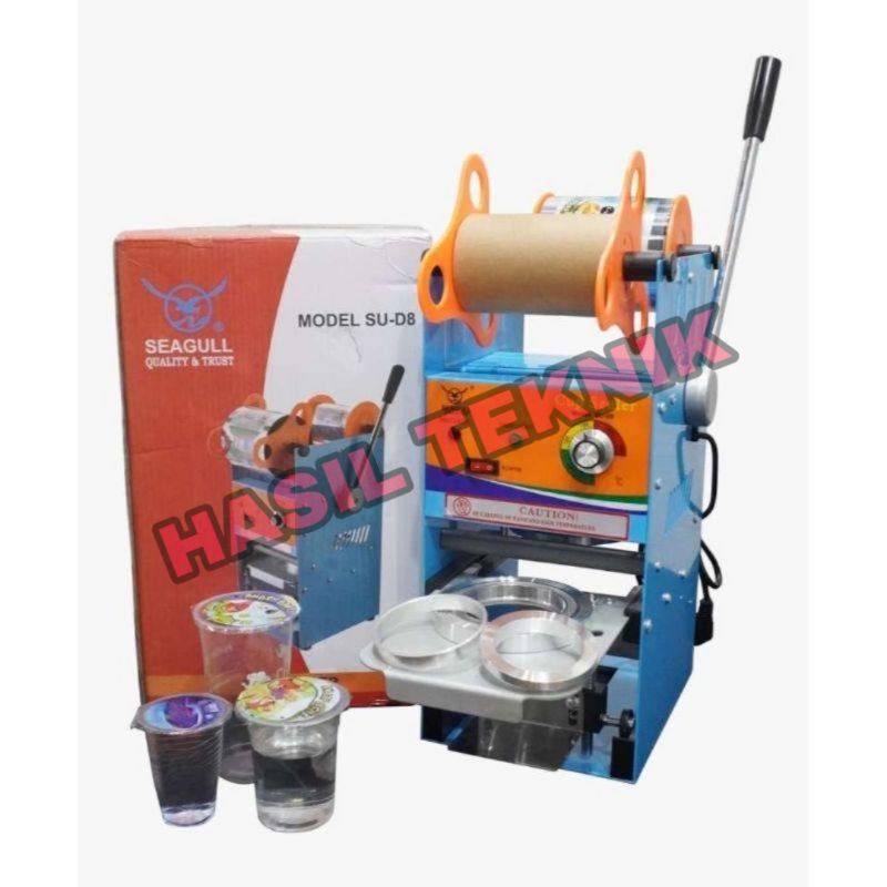 Cup Sealer Machine All Size 10-22 oz SEAGULL D8 Glass Press Tool ...