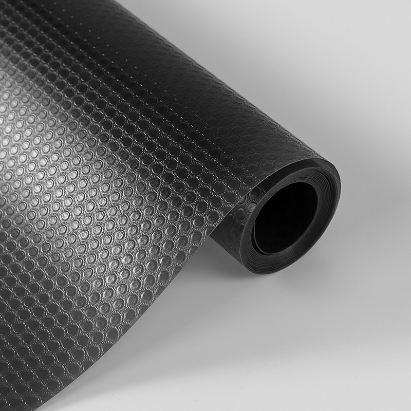 Black/White Non Adhesive Kitchen Cabinet Mat Liner Waterproof Oilproof ...