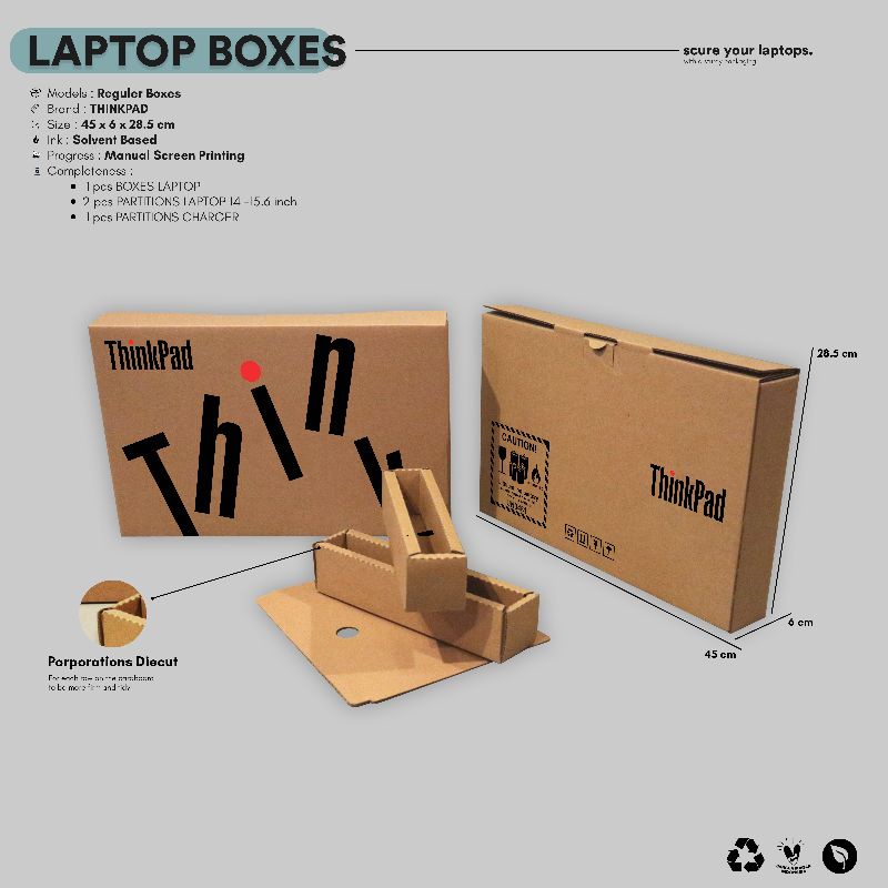 Cardboard Dus Box LENOVO THINKPAD Laptop Box | Shopee Philippines