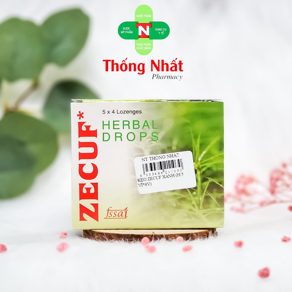 Zecuf Herbal Drops cough and sore throat lozenges, box of 20 tablets ...