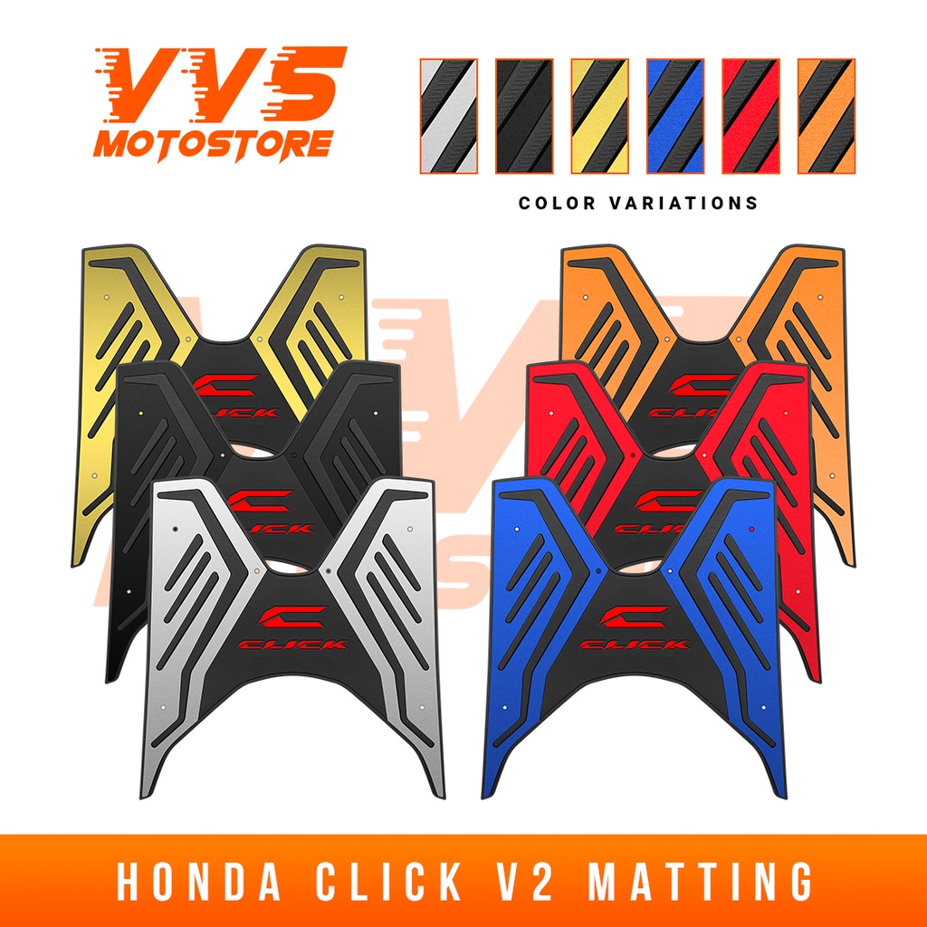 Honda Click 125i/150i V2 CNC Rubber Foot Matting Board High Quality ...