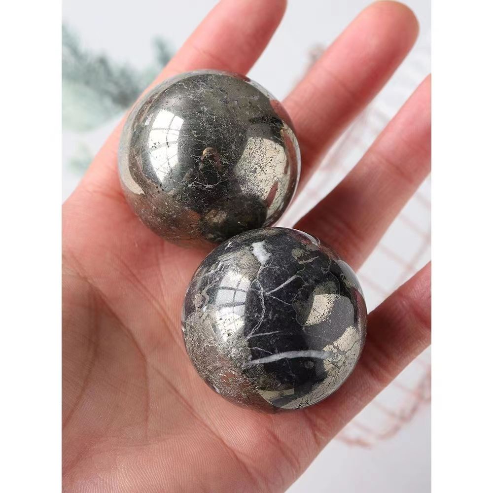 Pyrite (Bringer of Luck) Pyrite Sphere Peruvian Pyrite Crystal Ball ...