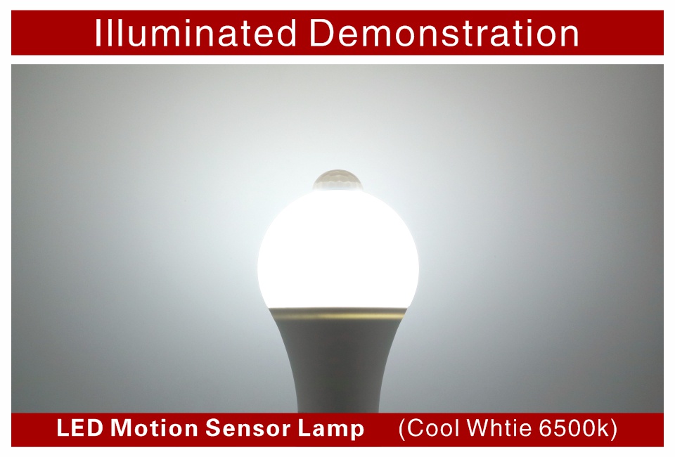 Got Liang PIR Motion Sensor Lamp 5W 7W 9W 12W LED Bulb E27 Auto Smart ...