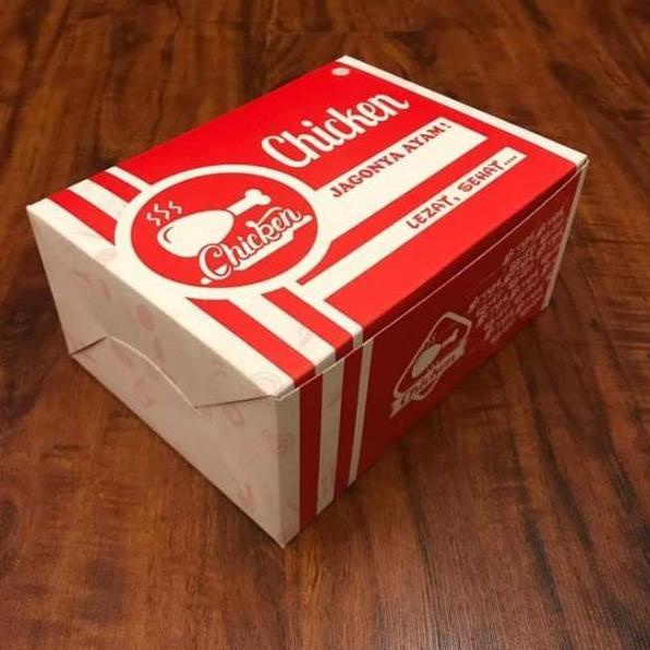 Festive Fried Chicken Box 15117 Box Kfc Fried Chicken Box Packaging Box Shopee Philippines