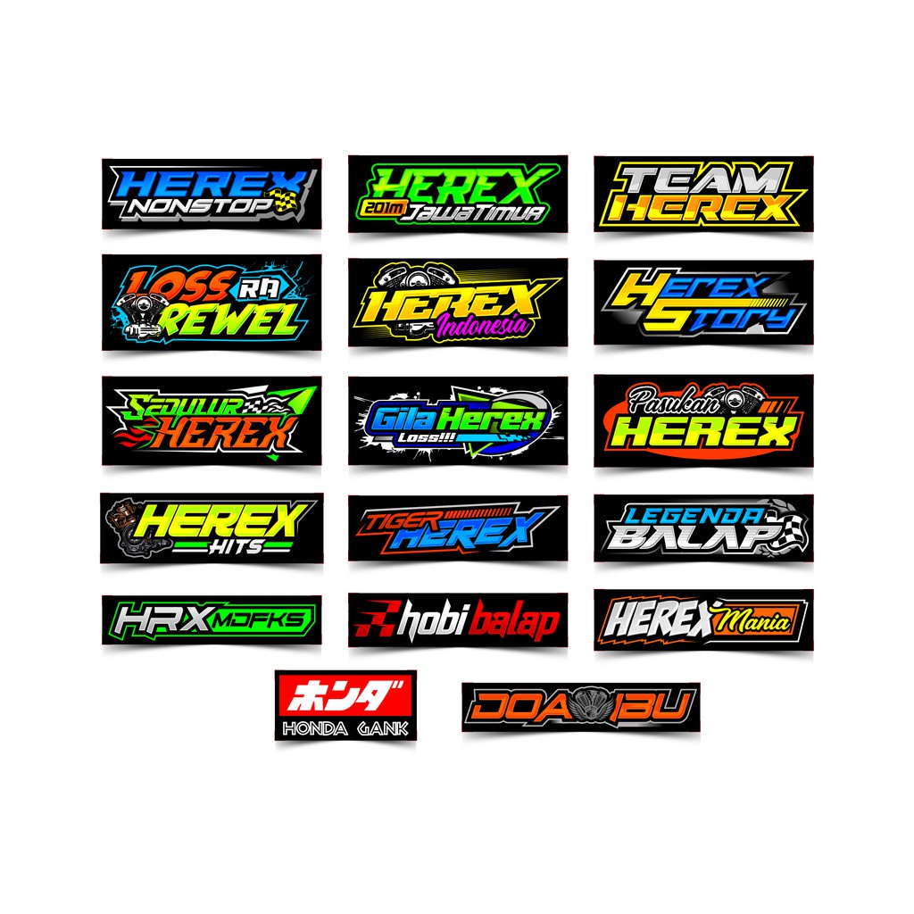 Motorcycle Racing Stickers/Motorcycle Stickers/honda gank Stickers ...