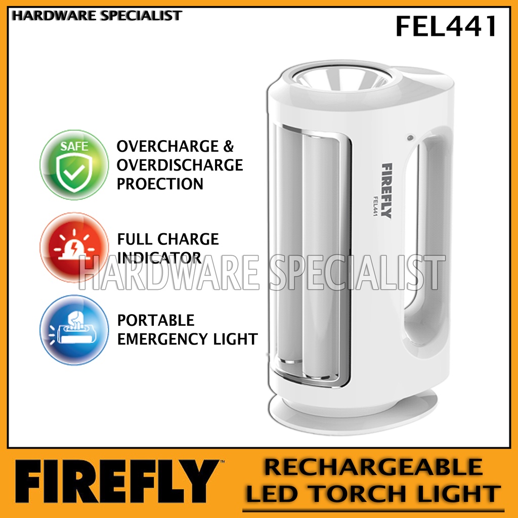 Firefly Rechargeable LED Torch Light FEL441 Original | Shopee Philippines