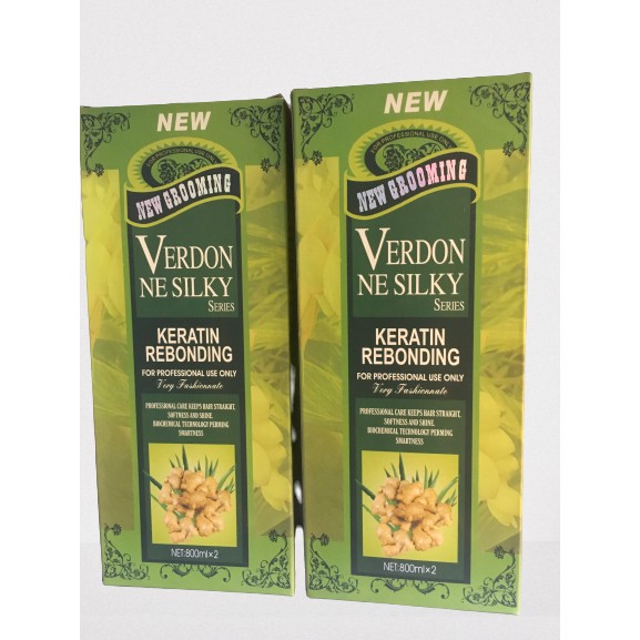 Verdon Keratin Hair Rebonding 2 in 1 (per set) | Shopee Philippines