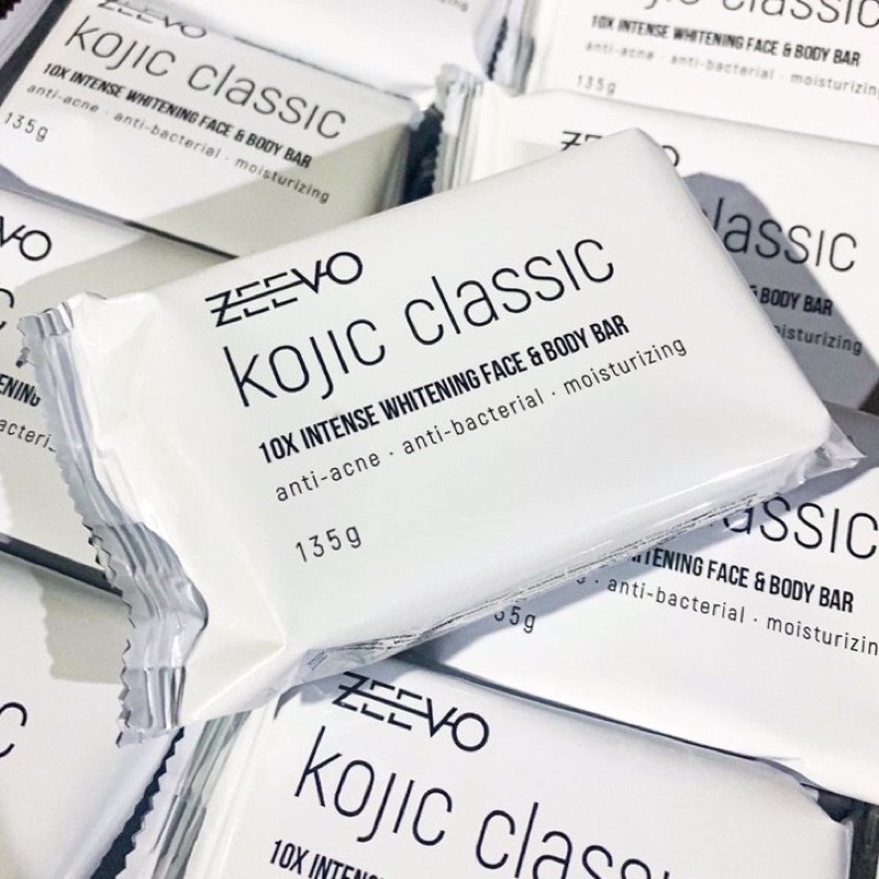 ZEEVO KOJIC SOAP 10x Whitening Soap 135g | Shopee Philippines