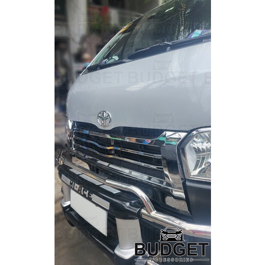 Chrome Front Grill for Toyota Hiace Commuter 2014 to 2018 | Shopee ...