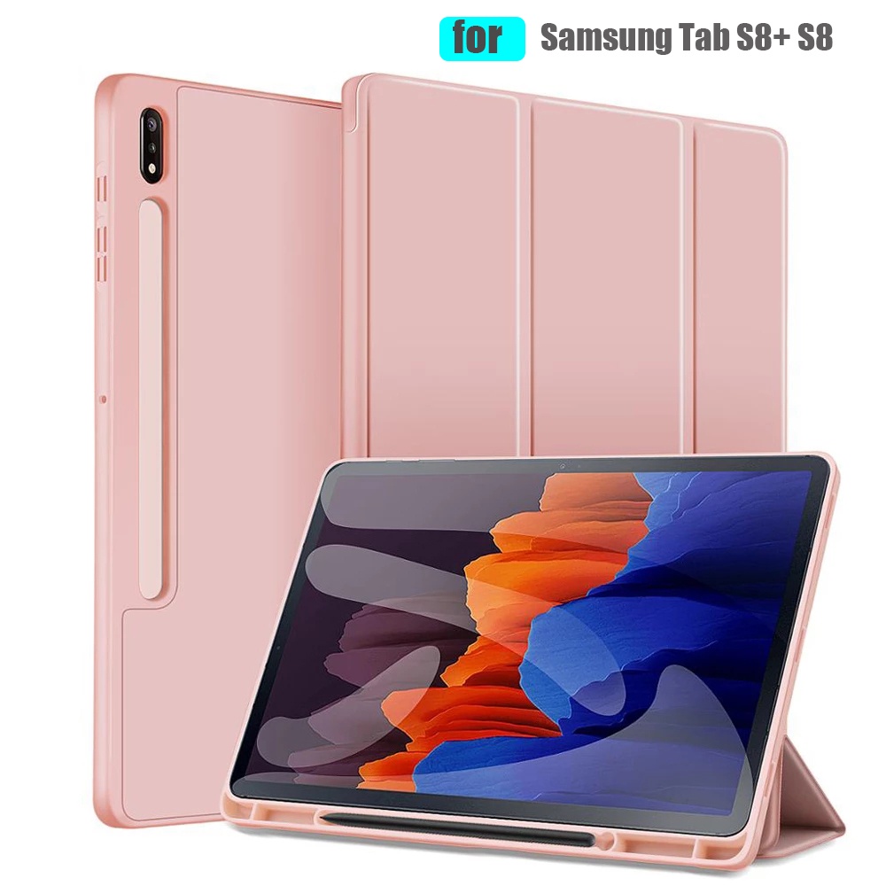 for Samsung Galaxy Tab S8 Plus S9 S8+ S7 FE S9 Plus Case Tab S6 Lite 10 ...