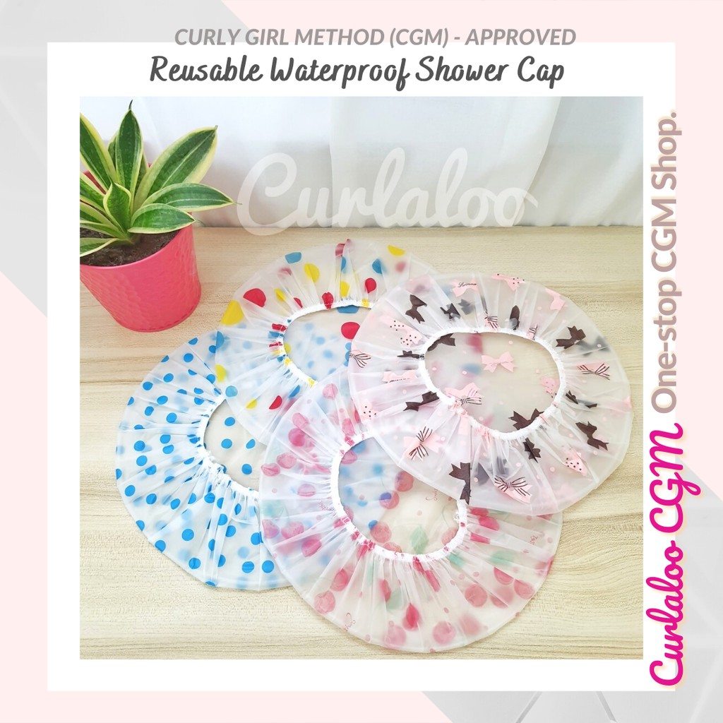 Curlaloo CGM Shop - Reusable Waterproof Shower Cap | Shopee Philippines
