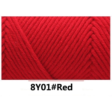 【Real 100g】Yarn 100g Milk Cotton Yarn Wool 8 ply Thread for Knitting ...