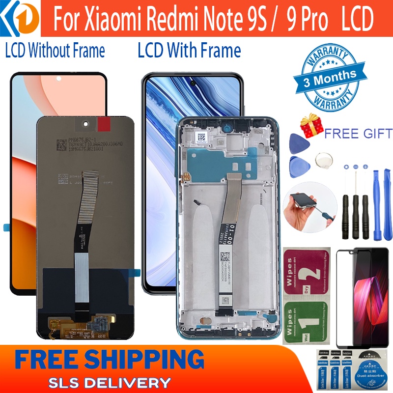 For Xiaomi Redmi Note 9S / Redmi Note 9 Pro LCD Display Screen With ...
