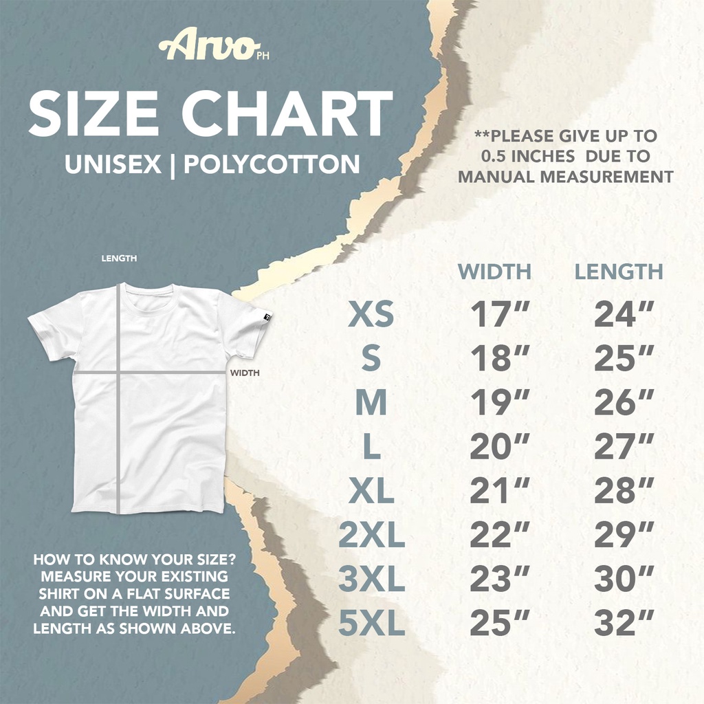 ARVO PH - Earth Tone Plain Tee Shirts / Mustard Peach Khaki Olive Rust ...