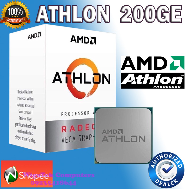 AMD ATHLON 200GE PROCESSOR | Shopee Philippines
