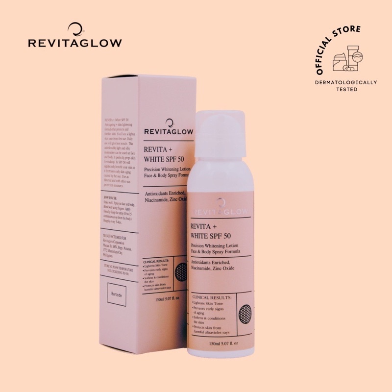 Revitaglow SPF 50 Revita + Precision Whitening Lotion with suncreen ...