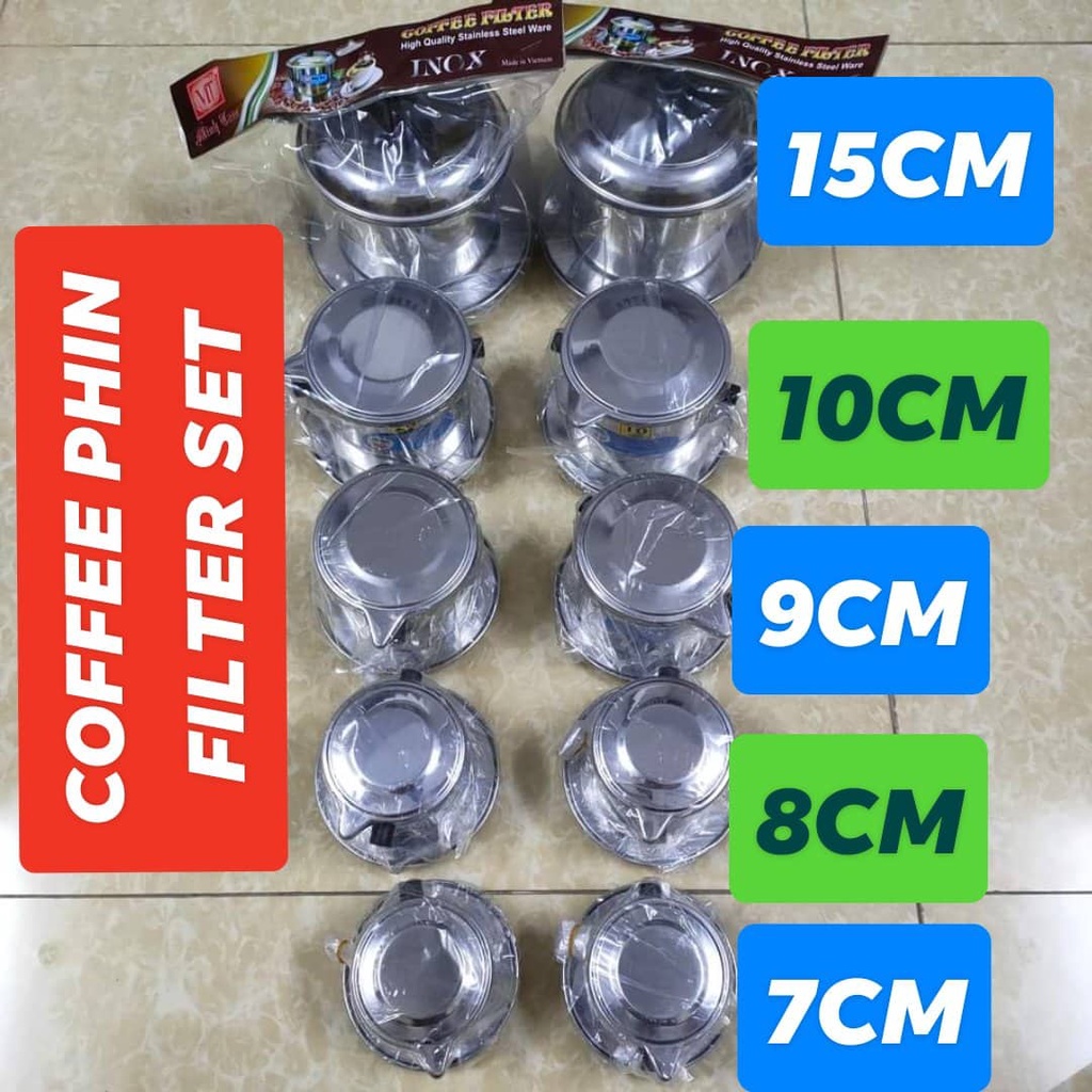 Vietnam Coffee Phin Filter Set (DRIPPER) | Shopee Philippines