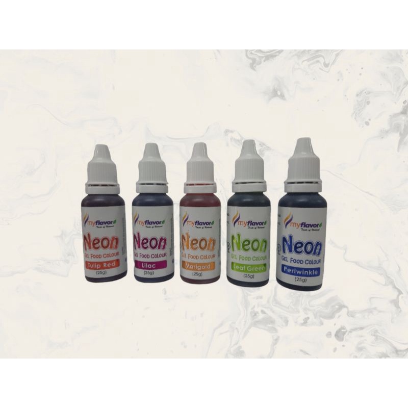 Myflavor Neon Gel Food Color 25g | Shopee Philippines
